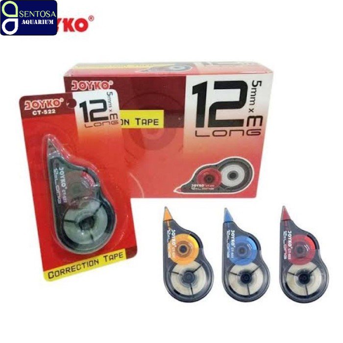 Jual Tipe X Kertas Joyko Correction Tape Pen Tip X Roll Type X Murah ...