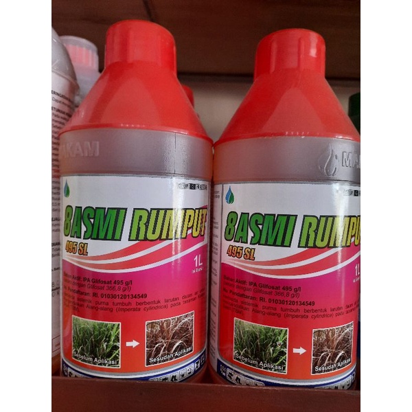 Jual Herbisida Glifosat 1liter rondap racun sistemik pembasmi gulma ...