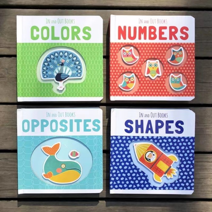 Jual [LOGU] Buku in and out board book, In and Out opposite shape ...