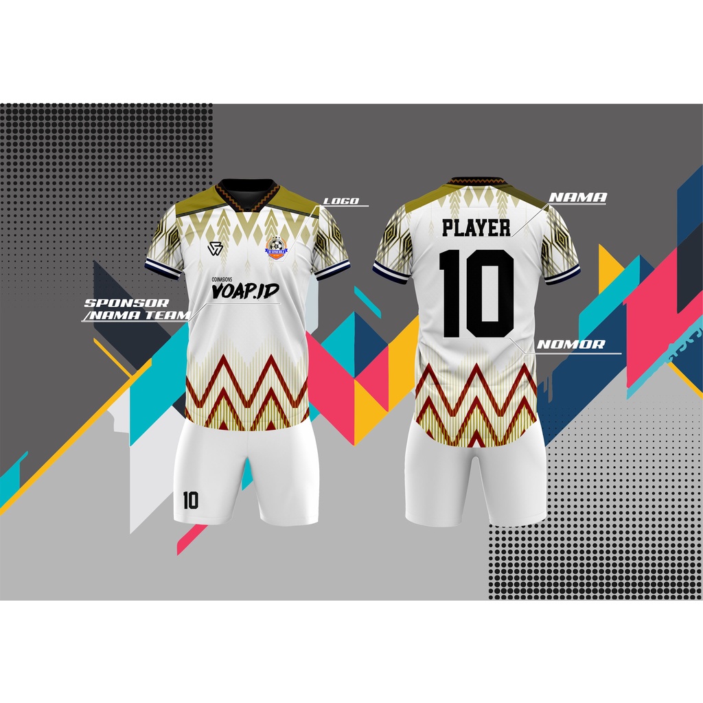 Jual JERSEY FUTSAL BISA CUSTOM DESIGN FULL PRINTING GRATIS NAMA LOGO ...