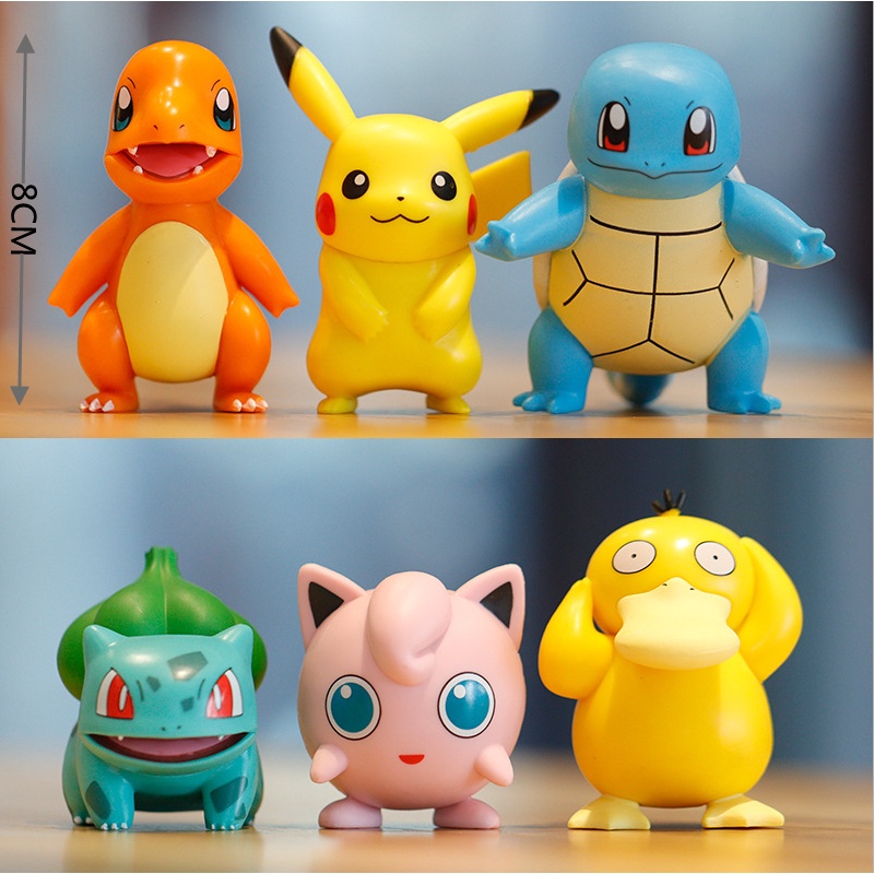 Jual Figure Pokemon Set 6 Topper 7.5CM | Shopee Indonesia