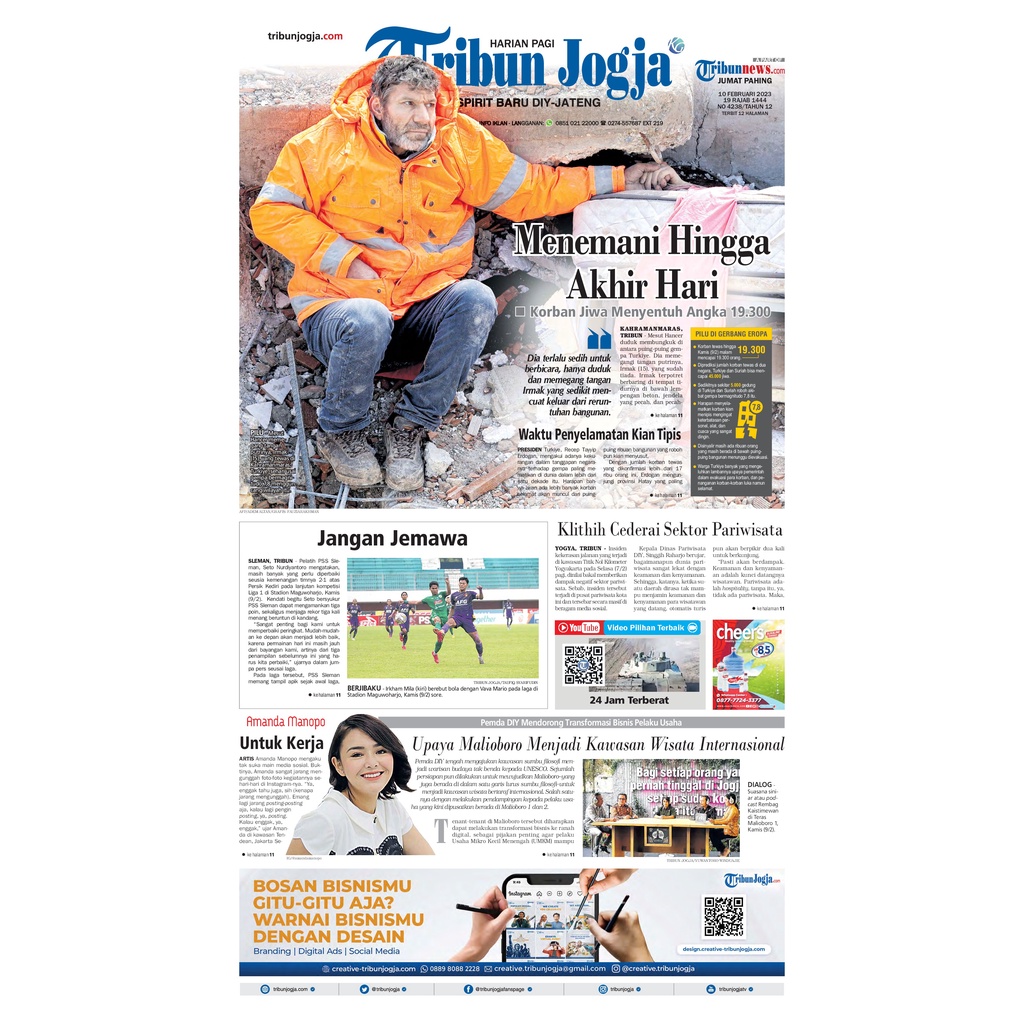 Jual Koran TRIBUN JOGJA Terbaru 2025 | Shopee Indonesia