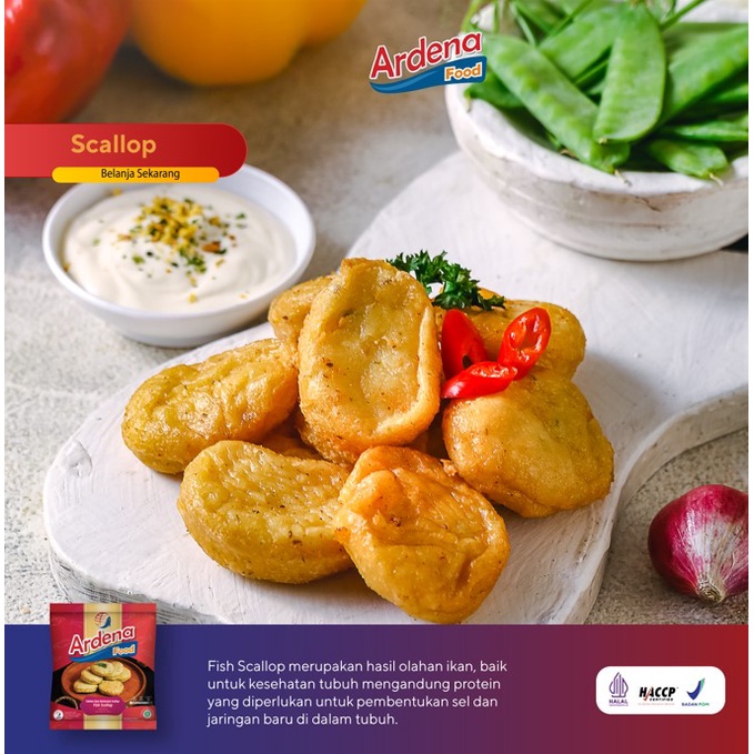 Jual Ardena Food Fish Scallop 250gr | Shopee Indonesia