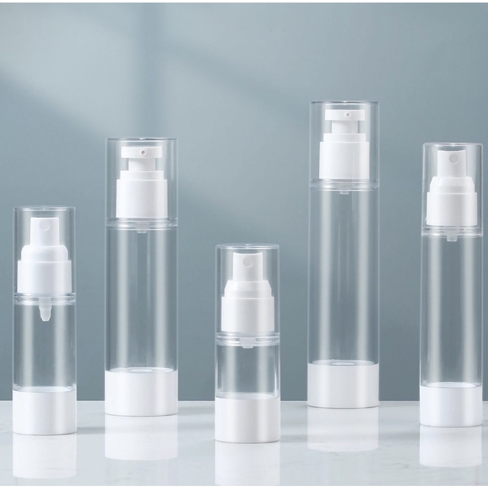 Jual Botol Make up Spray Transparan travelling travel Botol Lotion Pump ...