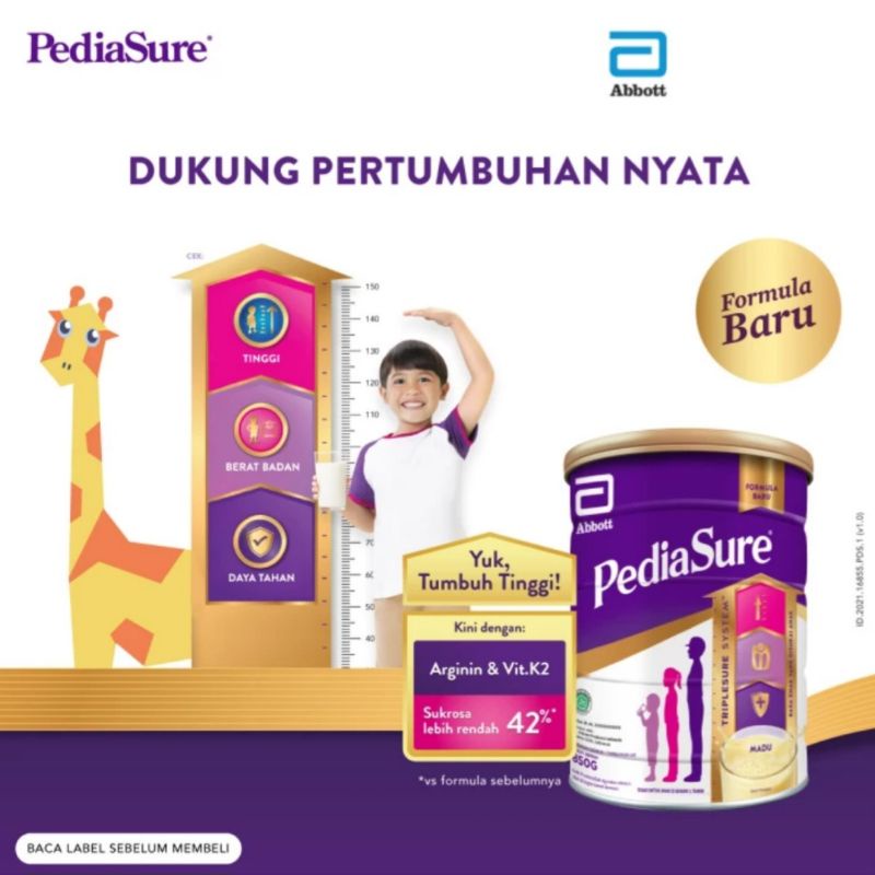 Jual Pediasure Madu 800gr Triplesure Abbott | Shopee Indonesia