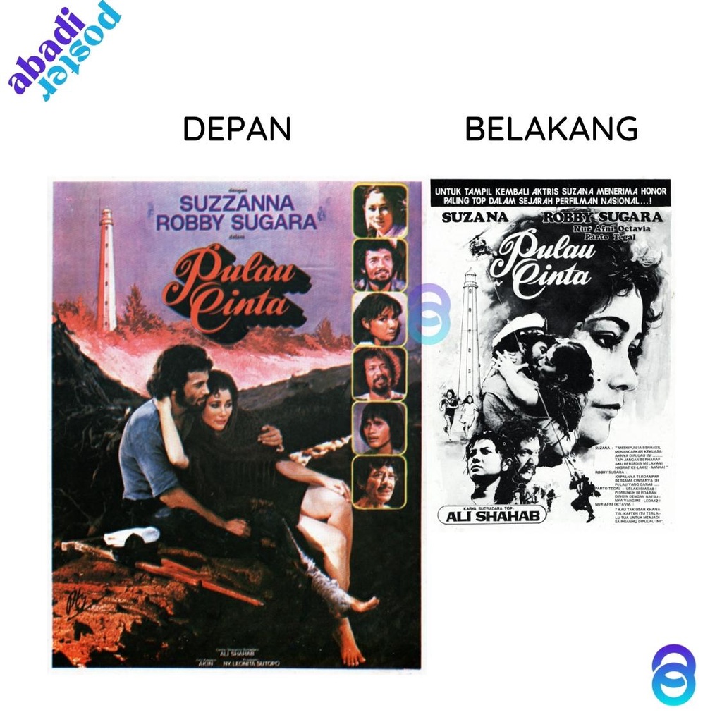 Jual poster film lawas pulau cinta robby suzzana suzanna suzana ...