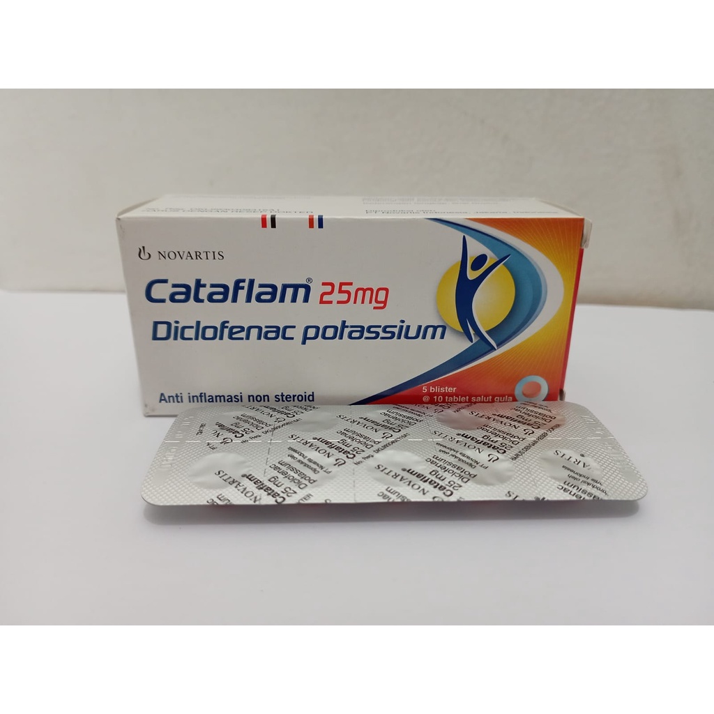 Jual CATAFLAM 25 MG 1 BLISTER 10 TABLET | Shopee Indonesia