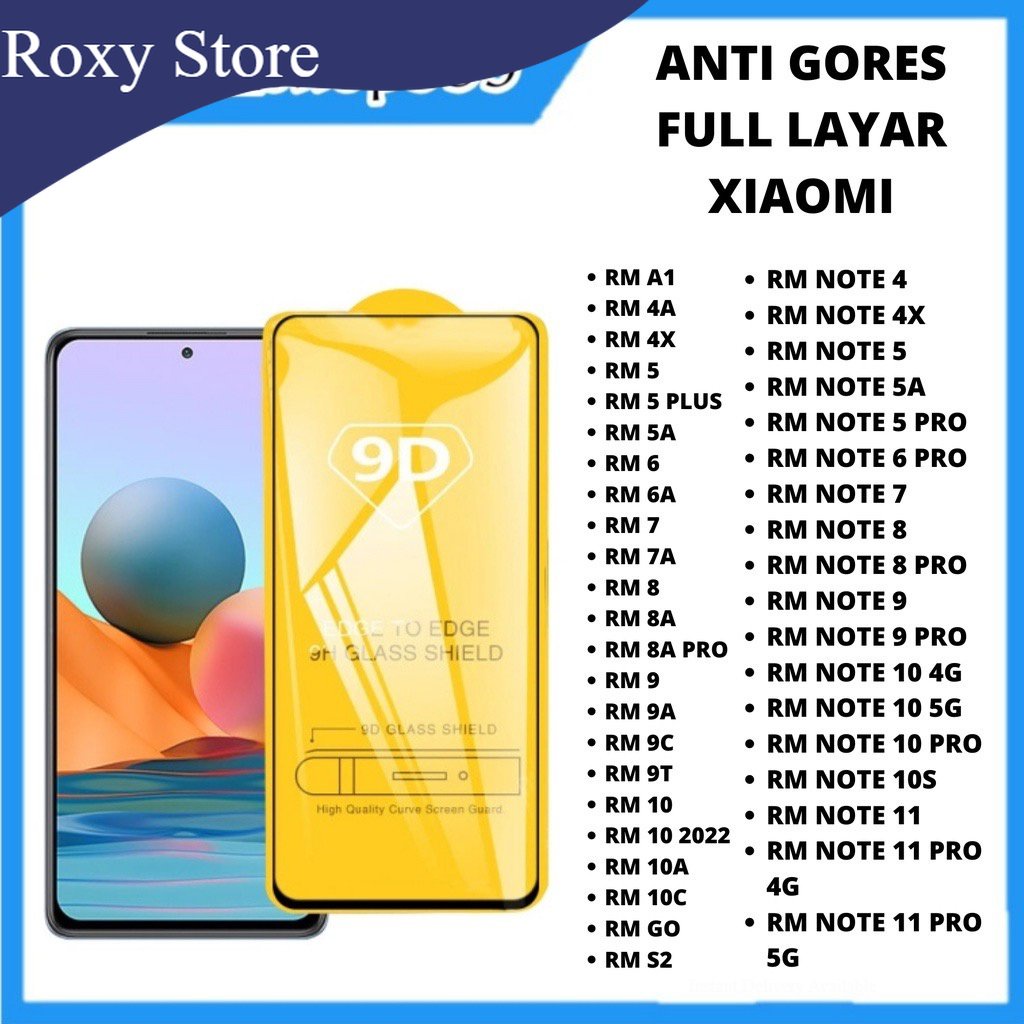 Jual TEMPERED GLASS XIAOMI REDMI A1 4A 4X 5 PLUS 5A 6 6A 7 7A 8 8A 8A PRO 9 9A 9C 9T 10 10 2022 ...