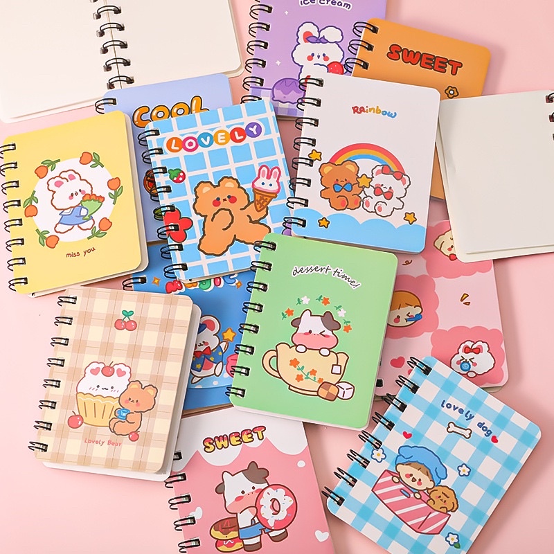 Jual AJS Note book mini kecil a7 / notebook spiral / memo kecil ...