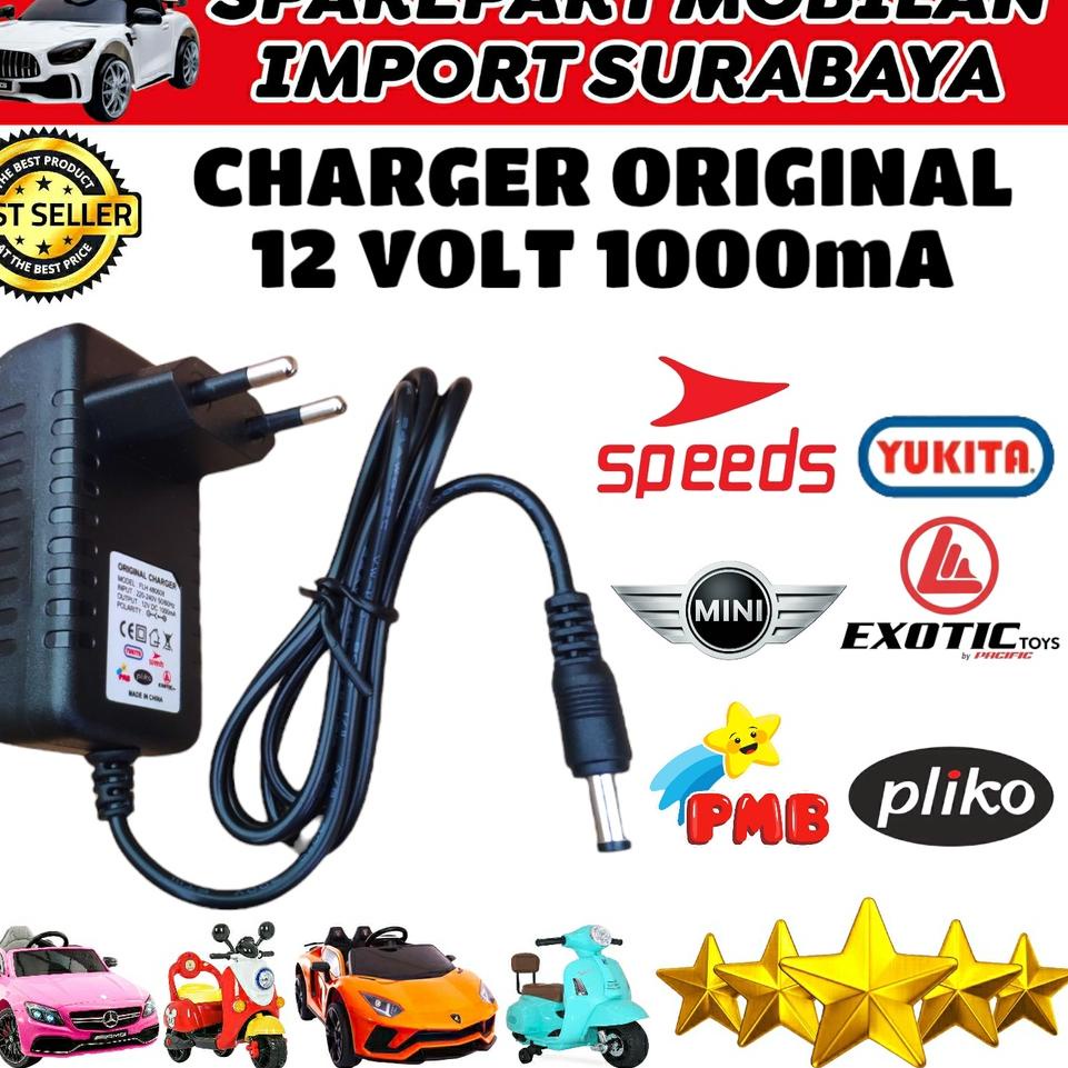 Jual ORIGINAL CHARGER PLIKO ADAPTOR MOBIL MAINAN AKI CHARGE MOBILAN ANAK MOTOR 6 VOLT AUTO CUT ...