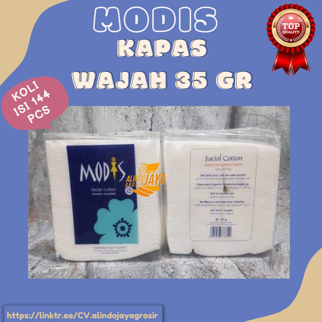 Jual KAPAS WAJAH MODIS 35 GR | Shopee Indonesia