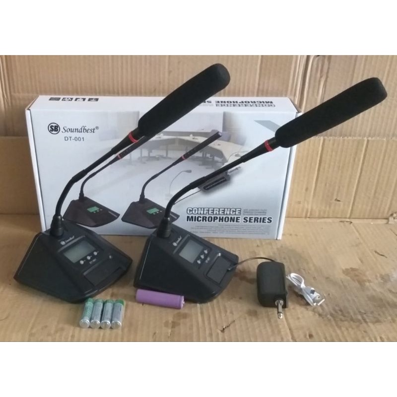Jual mic wireless rapat podium mimbar soundbest original | Shopee Indonesia