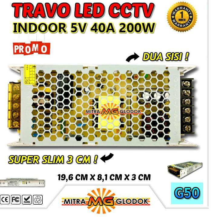 Jual SellerSLIM POWER SUPPLY DC 5V 40A 200W - KOMPONEN SPAREPART ...