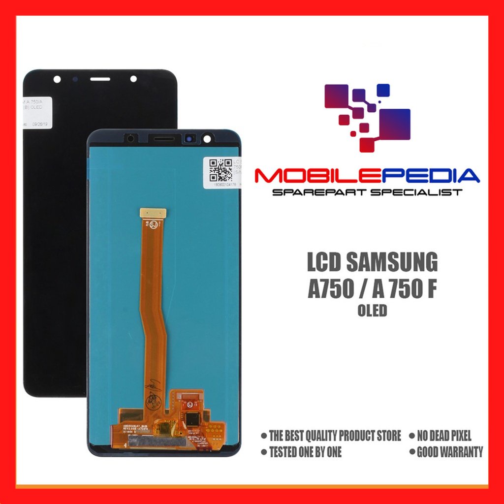 Jual LCD Samsung A7 A750F 2018 Versi OLED Small ORIGINAL Fullset ...