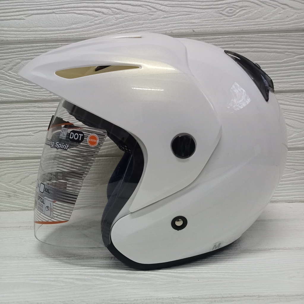 Jual HELM INK CX 22 WHITE PEARL GOLD ORIGINAL HELM INK CX22 PUTIH HELM ...