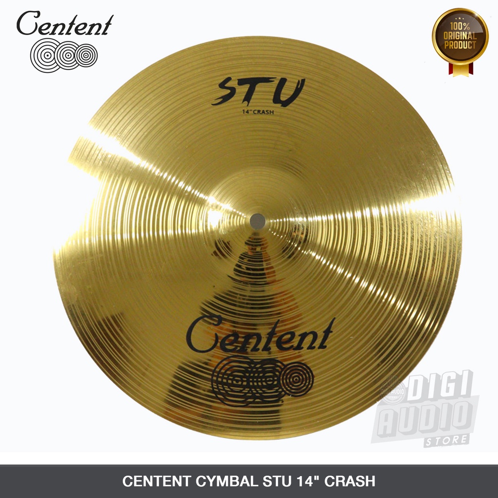 Jual CENTENT CYMBAL STU 14" CRASH - 14 INCH CYMBAL DRUM | Shopee Indonesia