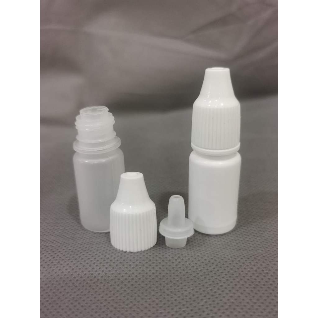 Jual Botol Tetes mata 5 5ml PUTIH Natural LD LDPE HD HDPE Non segel ...