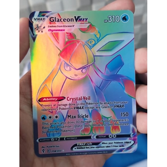 Jual KARTU POKEMON DUMMY RAINBOW VMAX HOLOGRAM ENGLISH VERSION | Shopee ...