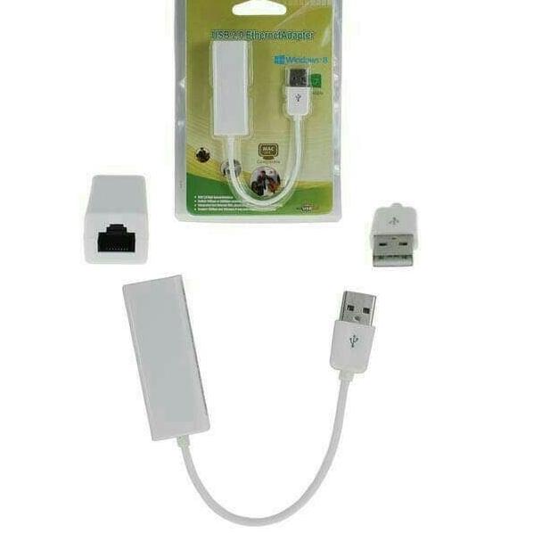 Jual Obral Harga USB to LAN Adapter USB 2.0 To Ethernet RJ45 | Shopee ...