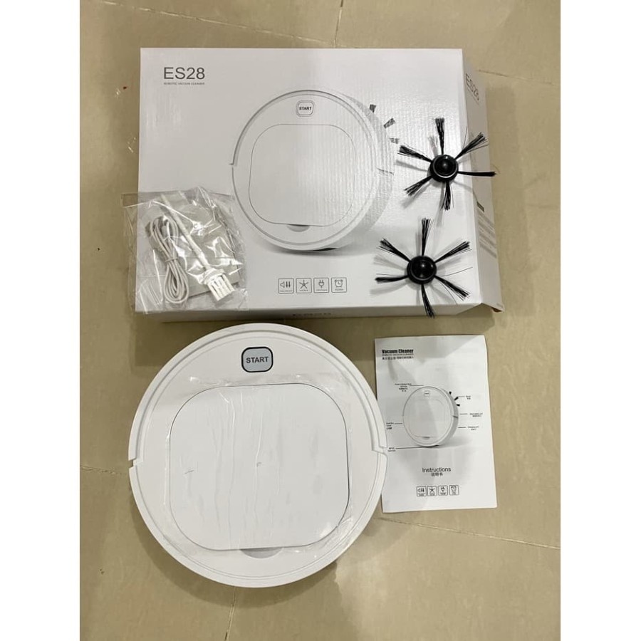 Jual ES28 SMART VACUUM CLEANER SWEEPING ROBOT VACUM PENYEDOT DEBU Alat ...