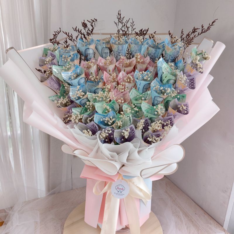 Jual BUKET UANG | MONEY BOUQUET | HAND BOUQUET | Buket Wisuda | Buket ...