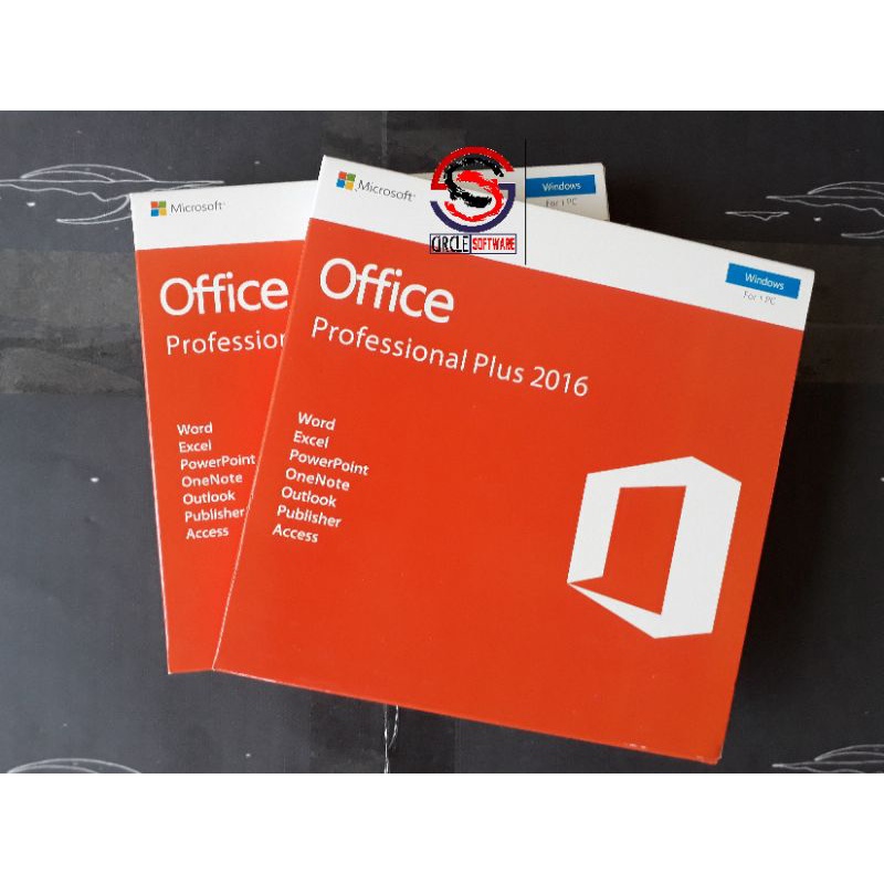 Jual Microsoft office 2016 Pro Plus DVD Key Card Full Box Original ...
