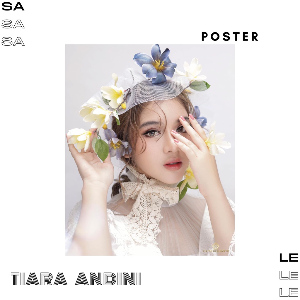 Jual Poster Dinding Tiara Andini Ukuran A3 A4 Bisa Custom Gambar