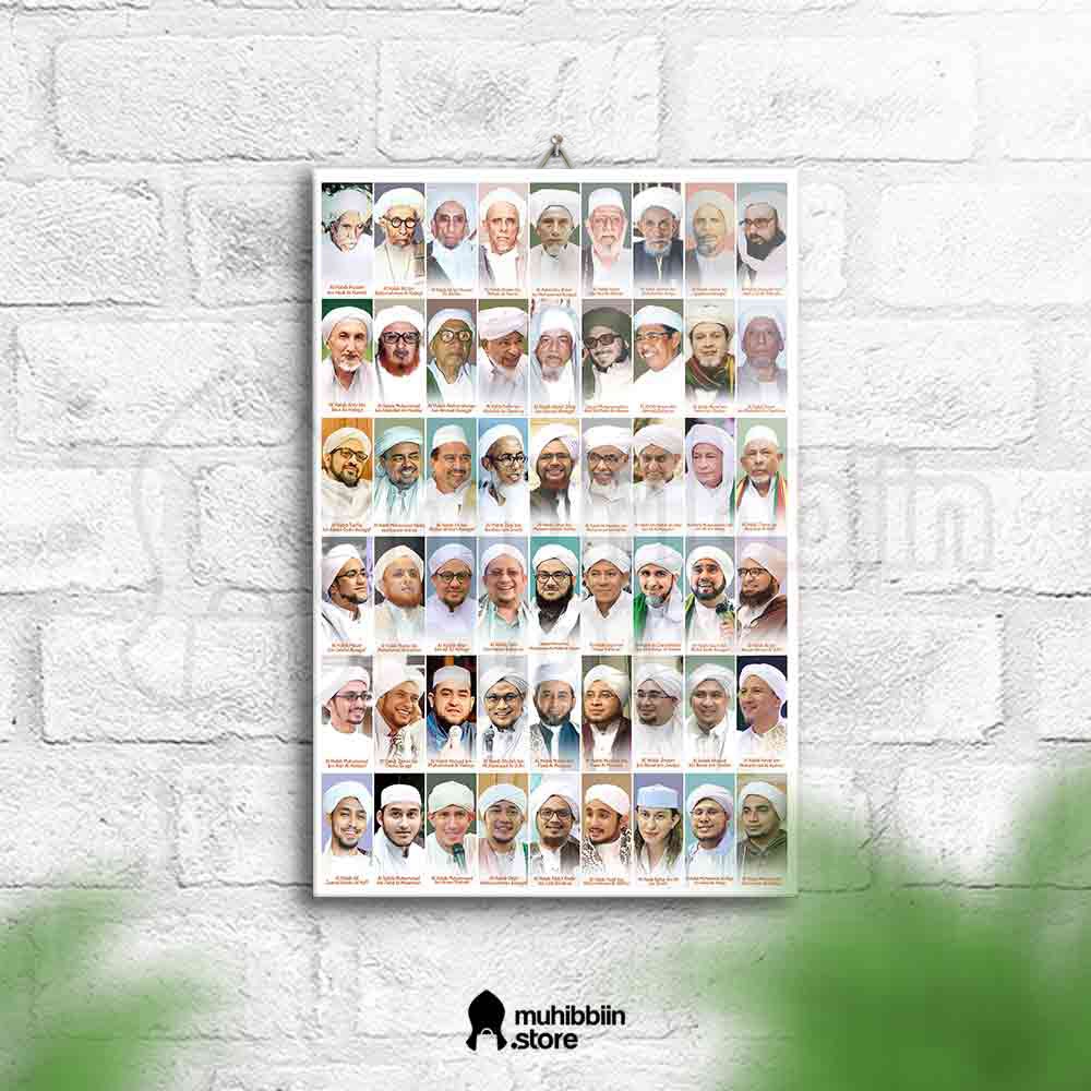 Jual POSTER KUMPULAN HABAIB - UKURAN 20x30 CM | POSTER ULAMA / POSTER ...
