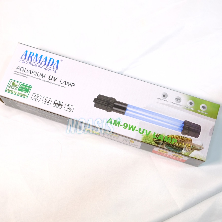 Jual ARMADA Lampu Uv Ultraviolet Aquarium 5 7 9 11 13 15 20 Watt - 9 WATT | Shopee Indonesia