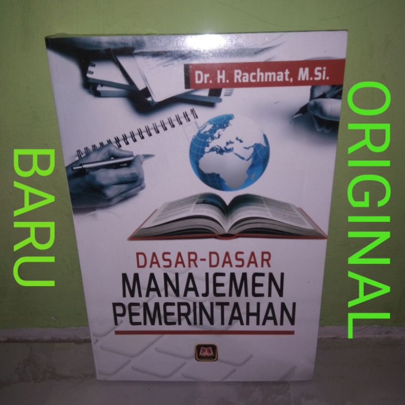 Jual Buku Dasar - Dasar Manajemen Pemerintahan - Pengarang Dr H Rachmat - Penerbit Pustaka Setia ...