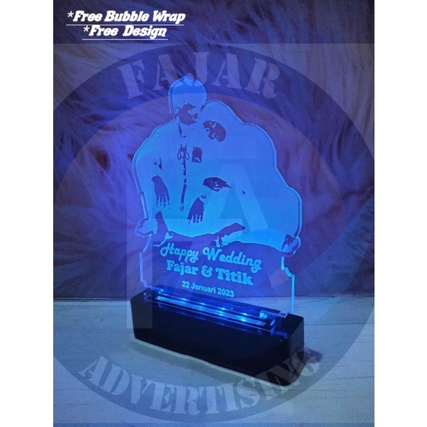 Jual Plakat Lampu | Souvernir unik | Plakat Anniversary | Plakat Lampu ...