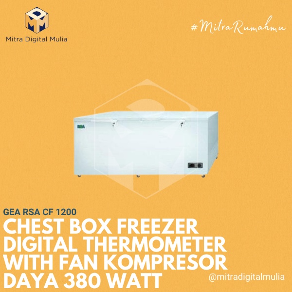 Jual GEA RSA CHEST KULKAS BOX FREEZER CF-1200/ CF 1200 - 1050 LITER ...