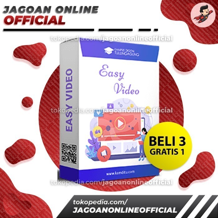 Jual E-Course EASY VIDEO - Belajar Edit Video dengan Mudah dan Cepat | Shopee Indonesia