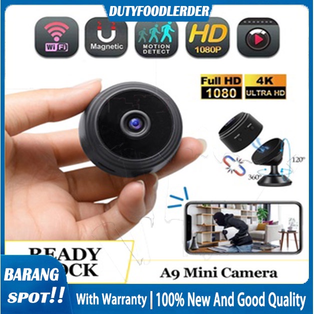 Jual Wireless A9 Mini CCTV Camera Wifi Hd 1080P Micro Kamera Kecil ...