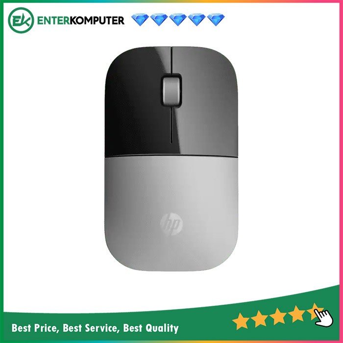 Jual HP Z3700 Silver Wireless Mouse | Shopee Indonesia