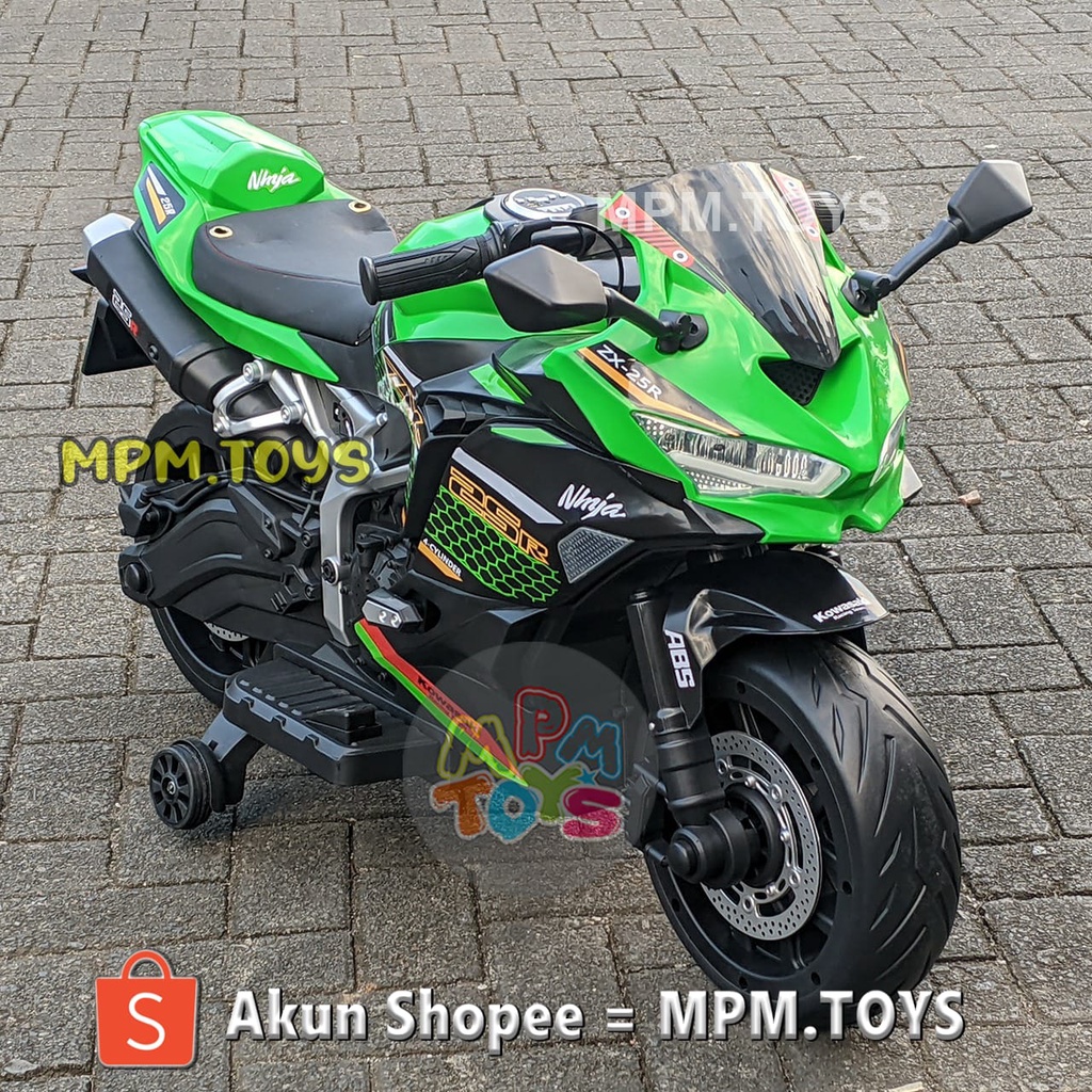 Jual (GRAB/GOJEK) Mainan Motor Aki GP H2R NINJA H2R H2 GP NINJA ZX ...