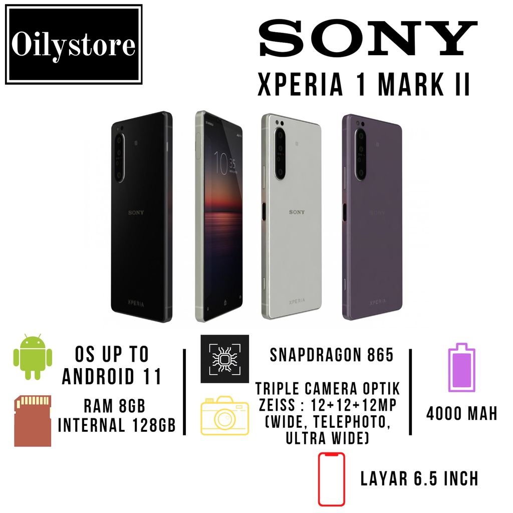 Jual Sony Xperia 1 mark II (8/128) 5G ALL SIM | Shopee Indonesia