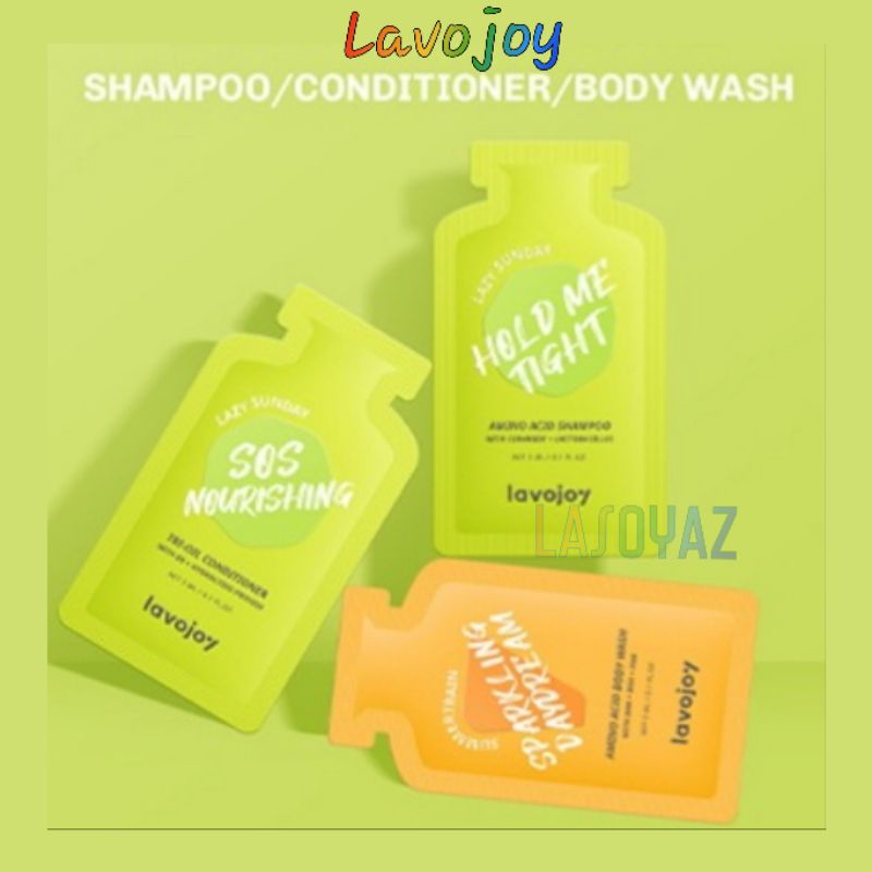 Jual Lavojoy Shampoo/ Body Wash 5ml Sachet | Shopee Indonesia