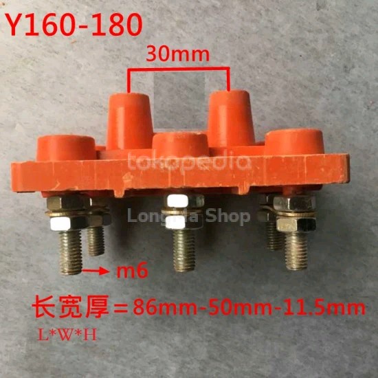 Jual Y160-180 Terminal Block Motor Dinamo - Terminal Plate Y-Series ...
