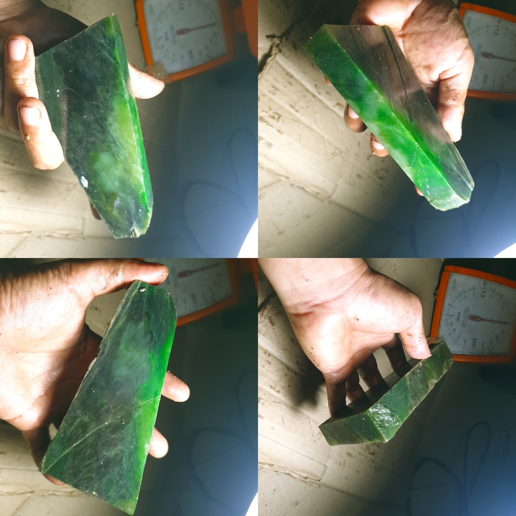 Jual POTONGAN BATU GIOK NEPHRITE JADE BAHAN GIOK ACEH BARANG CUCI ...
