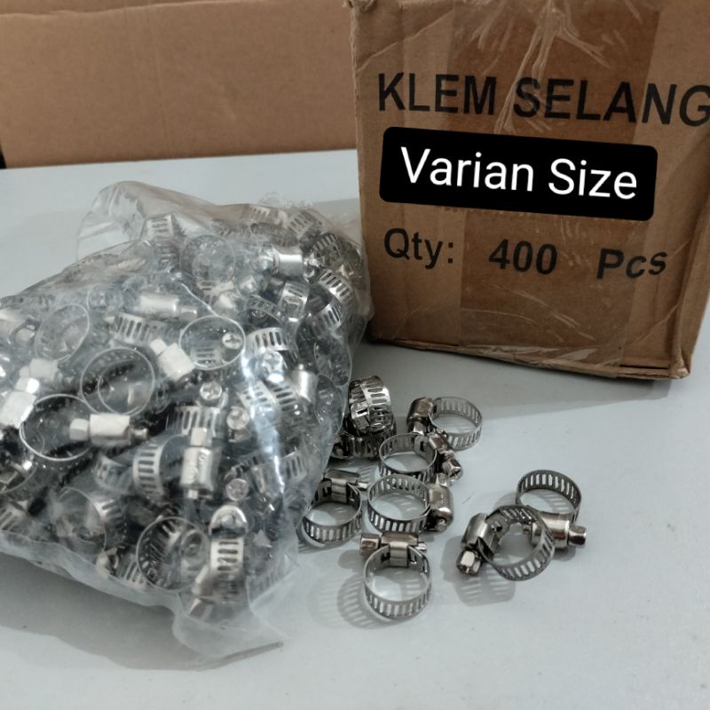 Jual KLAM SELANG VARIAN UKURAN 5/8", 1/2", 3/4", & 7/8"|| CLAMP ...