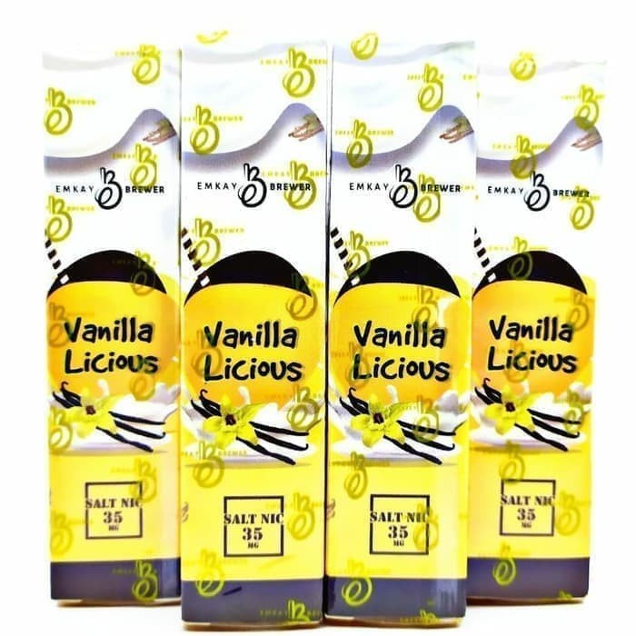 Jual LIQUID VANILLA LICIOUS SALTNIC15ML X 2 | Shopee Indonesia