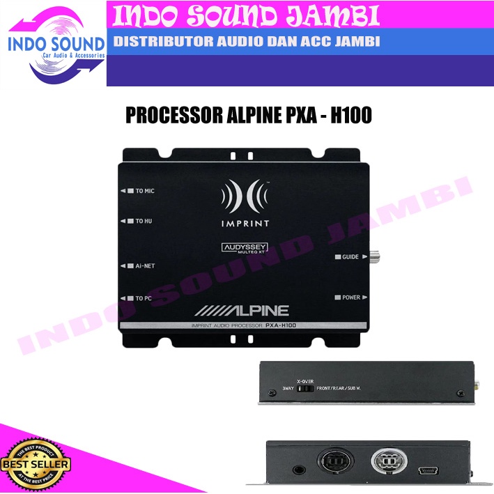 Jual PROCESSOR ALPINE PXA-H100 IMPRINT AUDIO DSP 3-WAY CROSSOVER ...