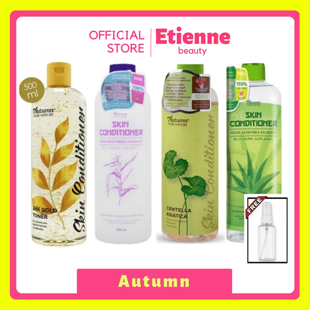 Jual Autumn Toner Skin Conditioner With Hatomugi Extract 500ML | Shopee ...
