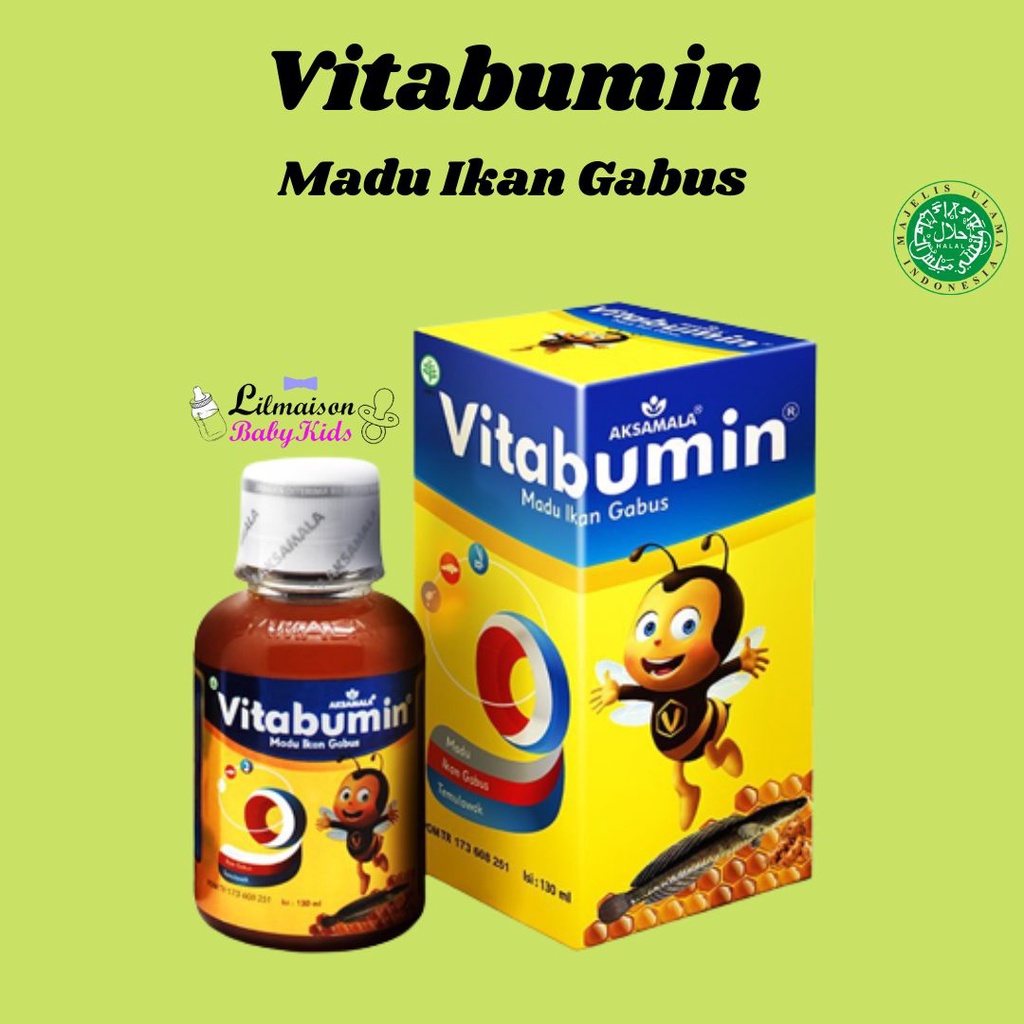 Jual ORIGINAL Vitabumin Ekstrak Albumin Ikan Gabus Nutrisi Multivitamin Anak Nafsu Makan Asli ...