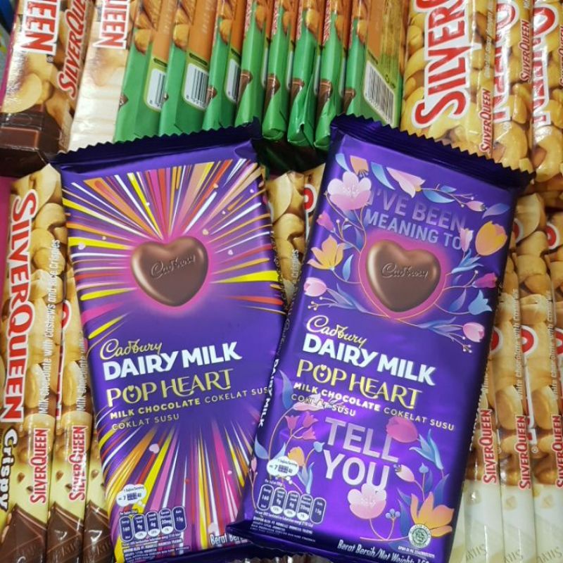 Jual Cadbury Dairy milk Pop heart | Shopee Indonesia