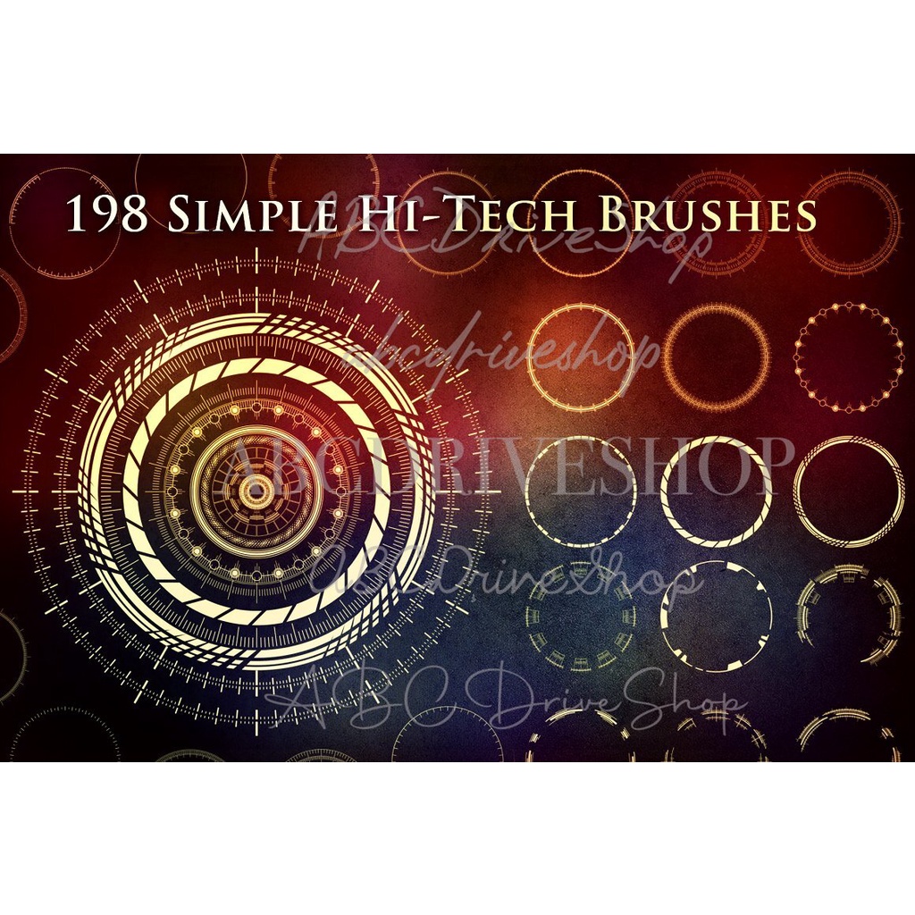 Jual Procreate Brush - 198 Simple Futuristic Circle Brushes | Shopee Indonesia