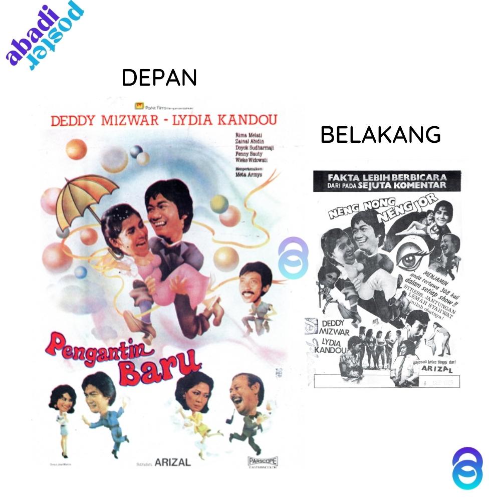 Jual poster film lawas pengantin baru deddy mizwar lydia kandou ...