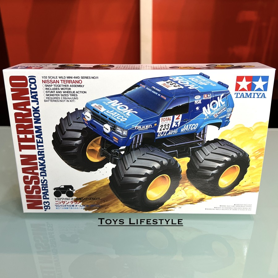 Jual Mainan Rakit Mobil Tamiya Mini 4WD - N Terrano (ORIGINAL) | Shopee ...
