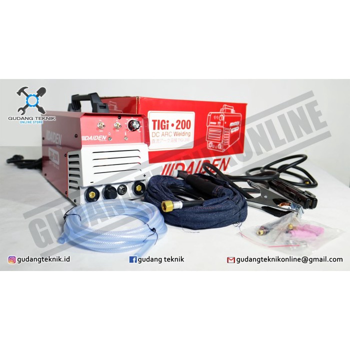 Jual Mesin Las Argon Inverter DC TIG200 DAIDEN / Welding Machine Trafo Las Mesin Las Stainless ...